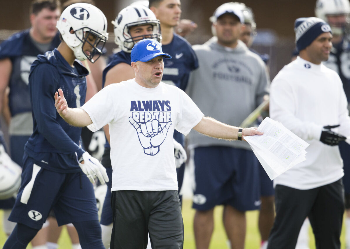 Tight end coach Steve Clark stands tall in gridiron knowledge for BYU ...